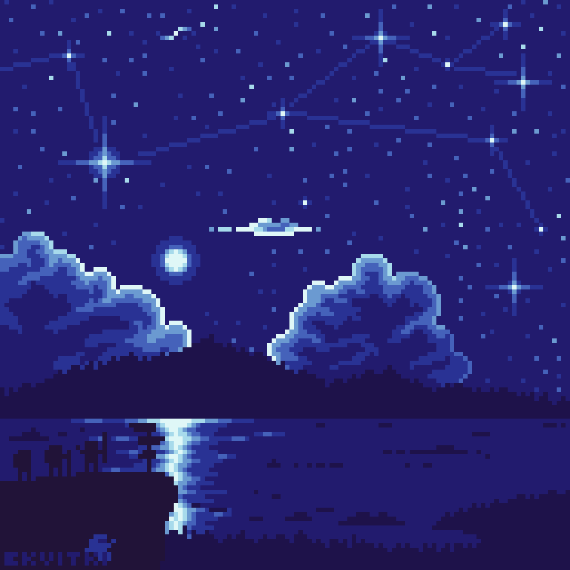 Pixilart - Moonlight by Ek-Vitki