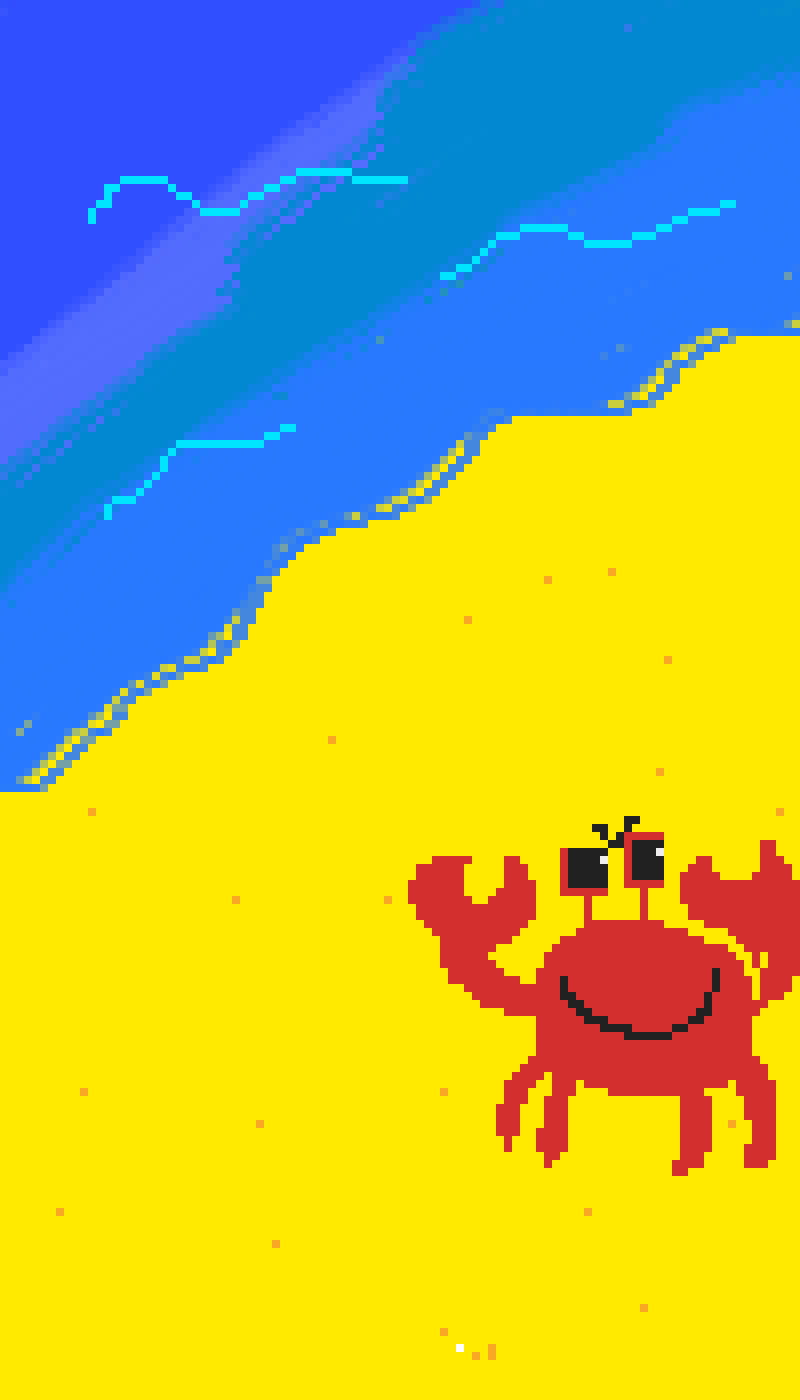 Pixilart - sus crab at a sus ocean by CayaALT