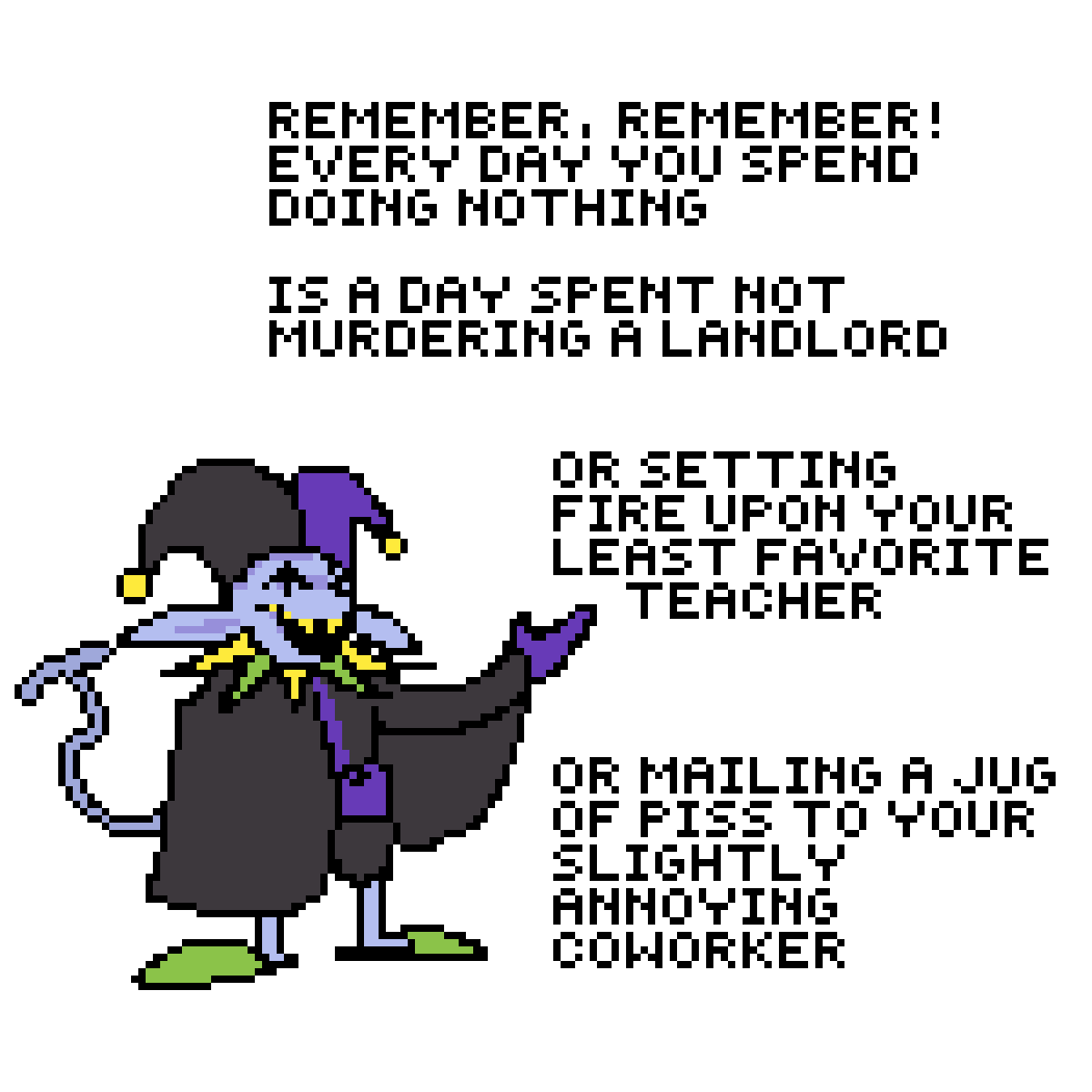 Pixilart - thanks jevil by UnusualMemes