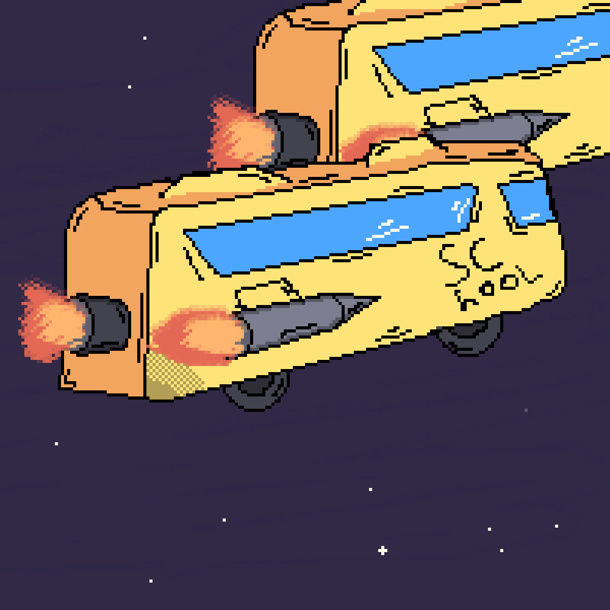 Pixilart - A School bus.... BUT ITS A SPACESHIP??! by ghfy3002