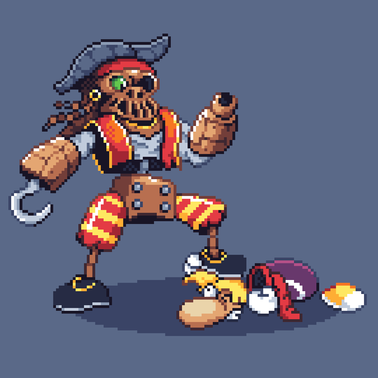 Pixilart - Rayman enemy by Rengy