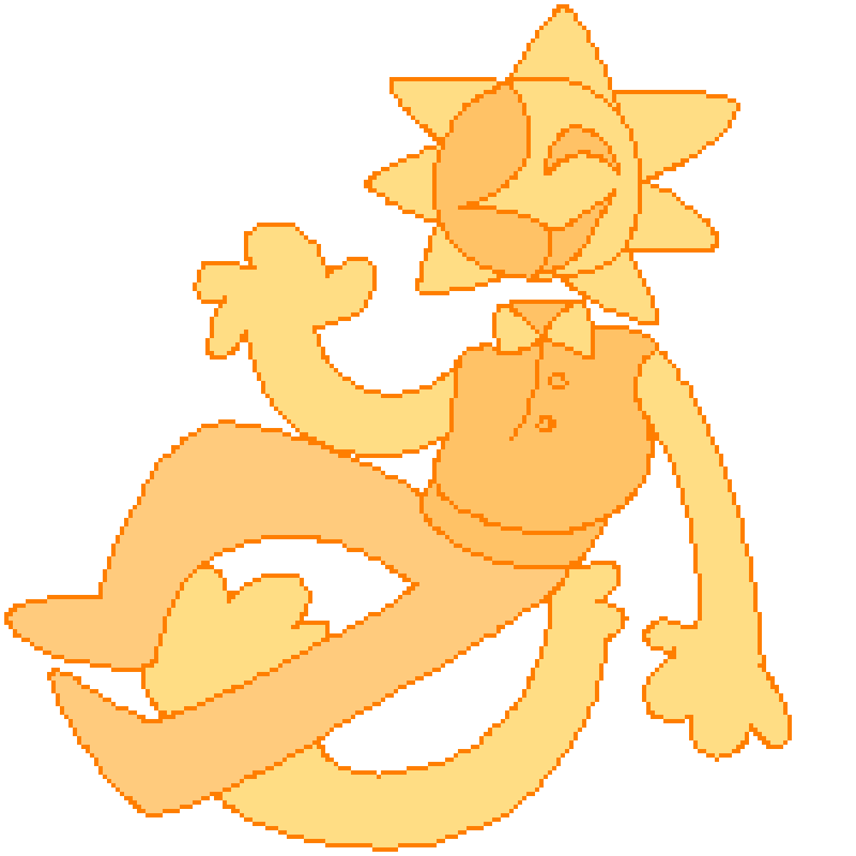 Pixilart - Mr Sun by Leonardo-Hamato