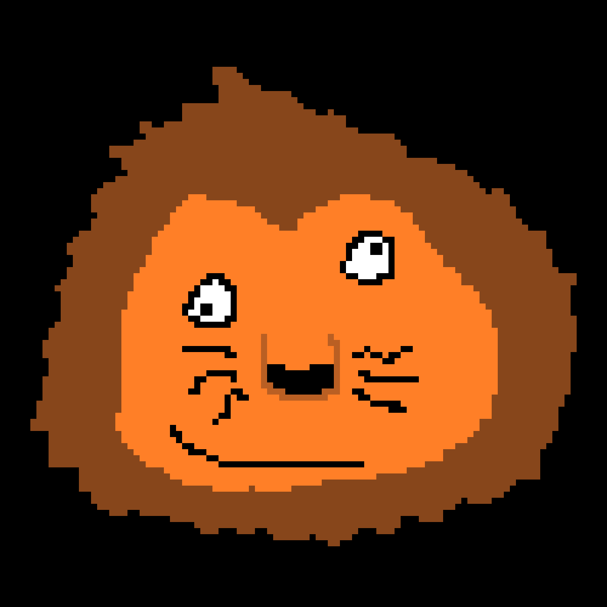 Pixilart - loppy the lion by gmsegundo