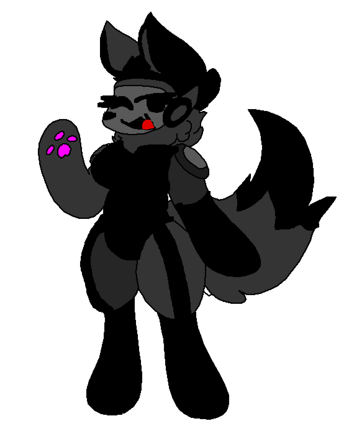 Pixilart - protogen base by onecrazyb1