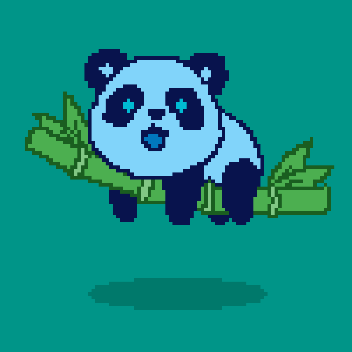 Blue Panda Contest - Pixilart
