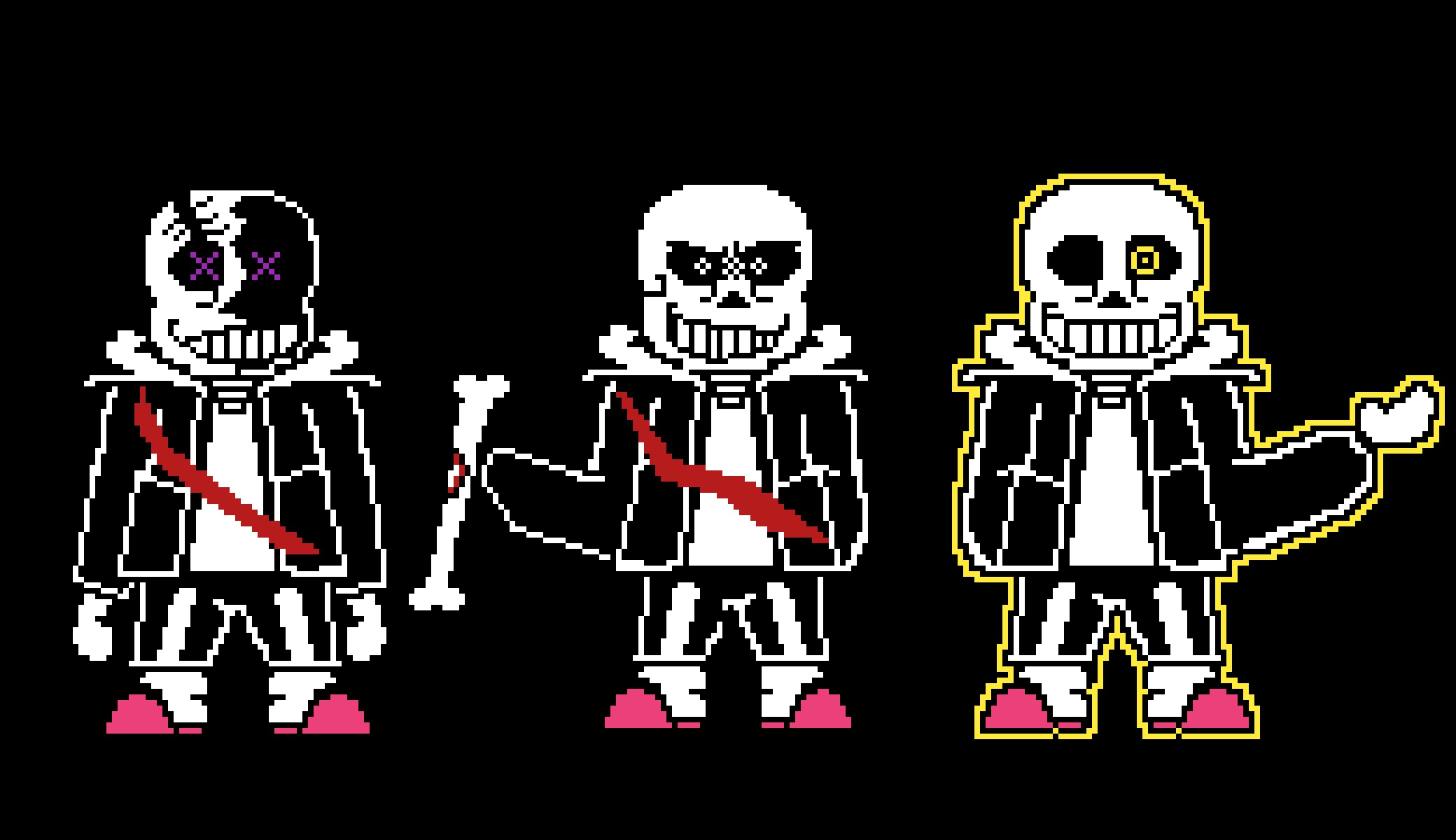 Pixilart - karmatic time trio phase 2 by pop1012