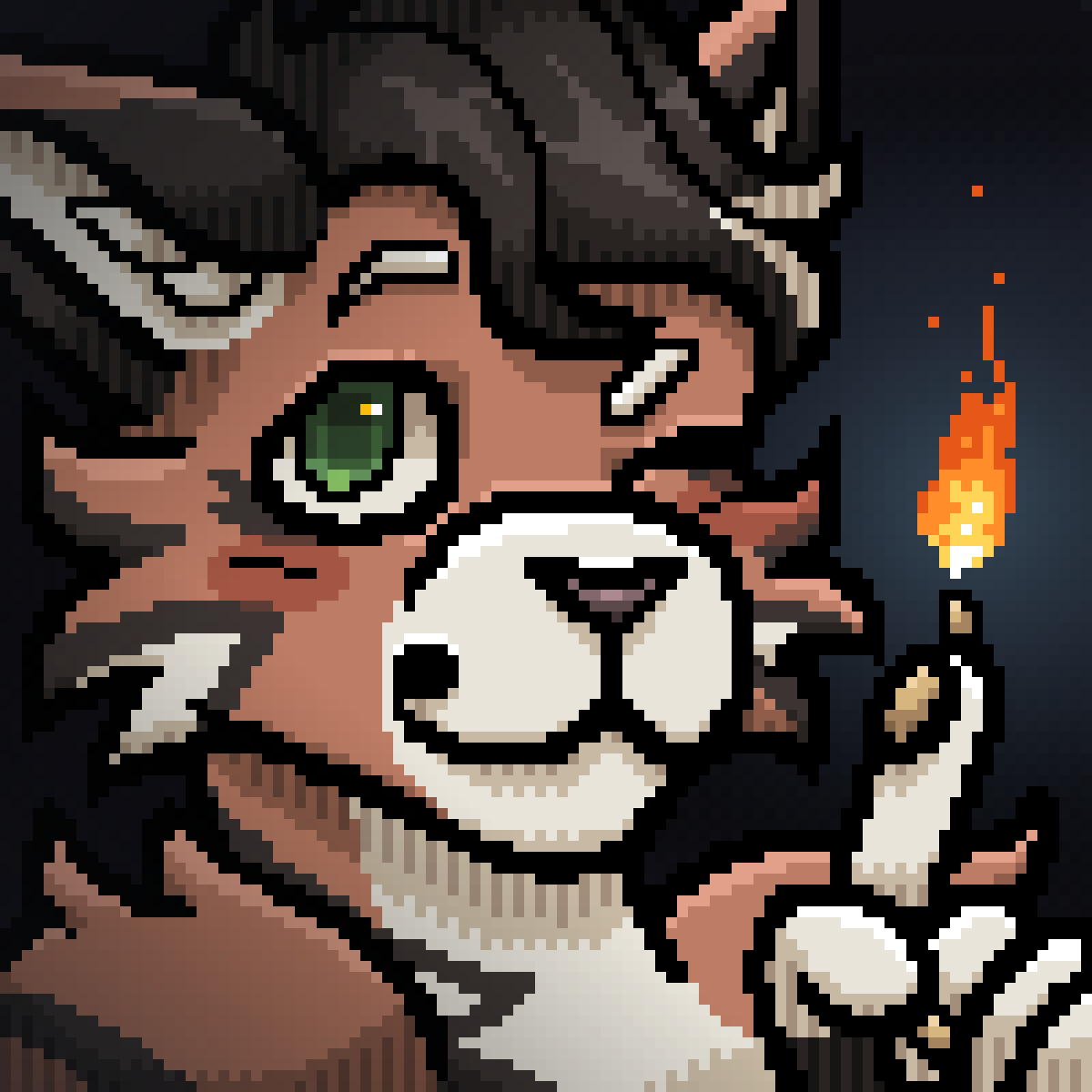 Pixilart - Eli Headshot! by SmumshBunin