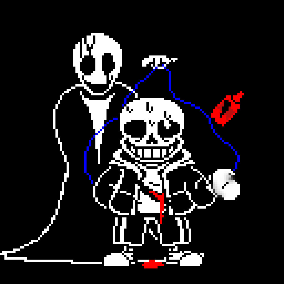 Pixilart - Sans Phase 2 [ My Take ] by ahalaymahalay