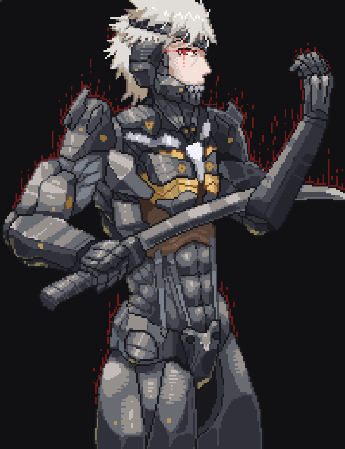 Pixilart - RAIDEN by Abner-santeliz