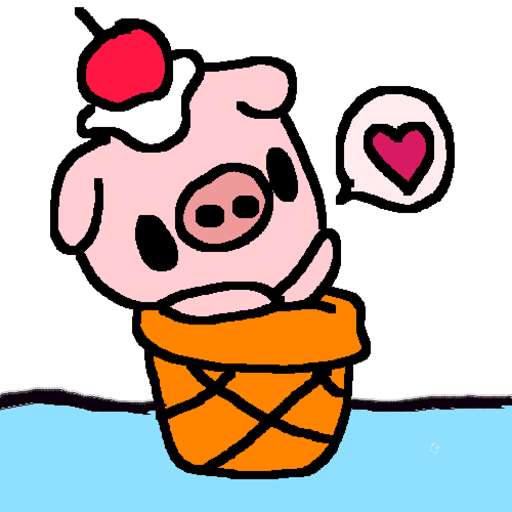 Pixilart - Pig by sandy9