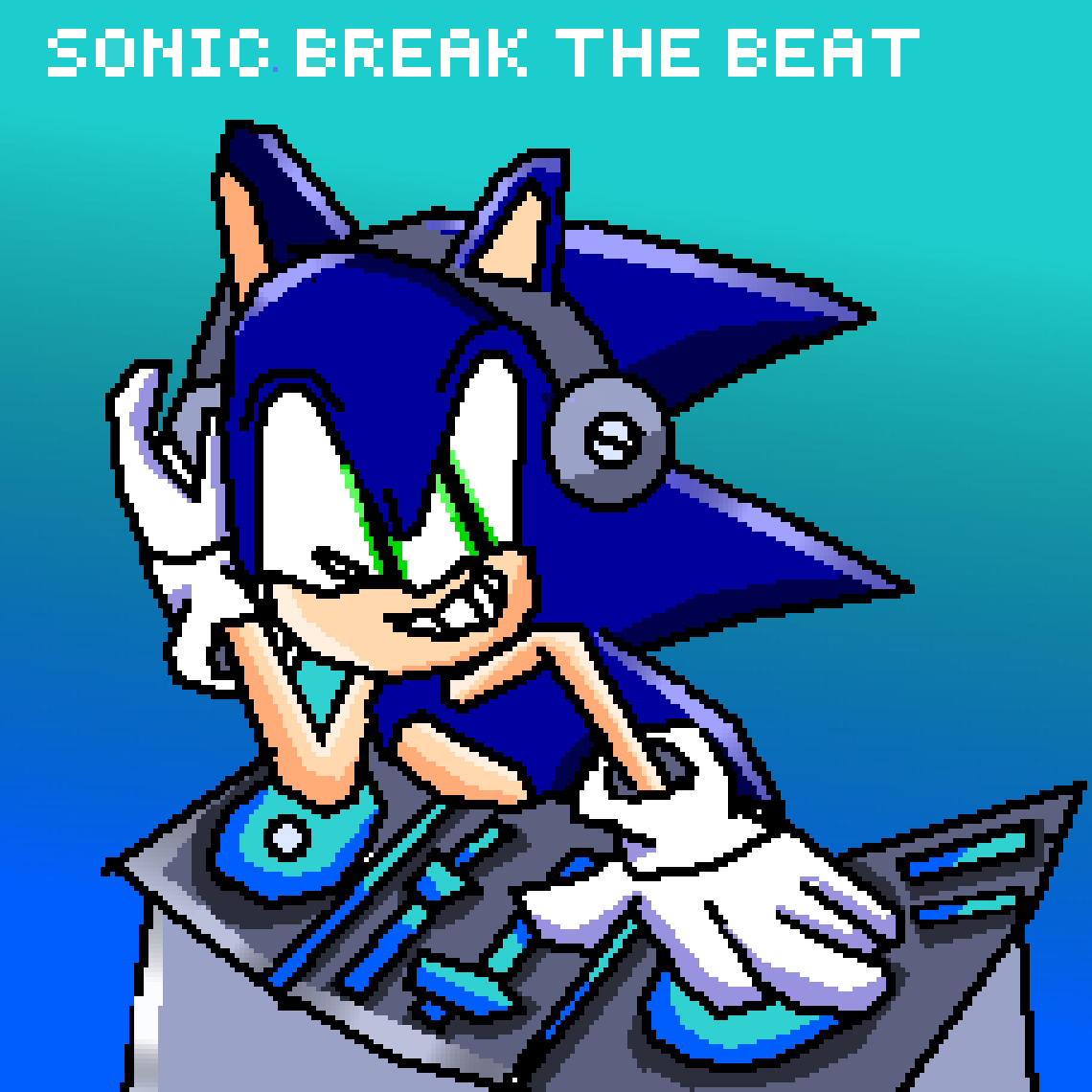 Pixilart - sonic DJ Style (DESCRIPTION) by imJUSTaKIDD