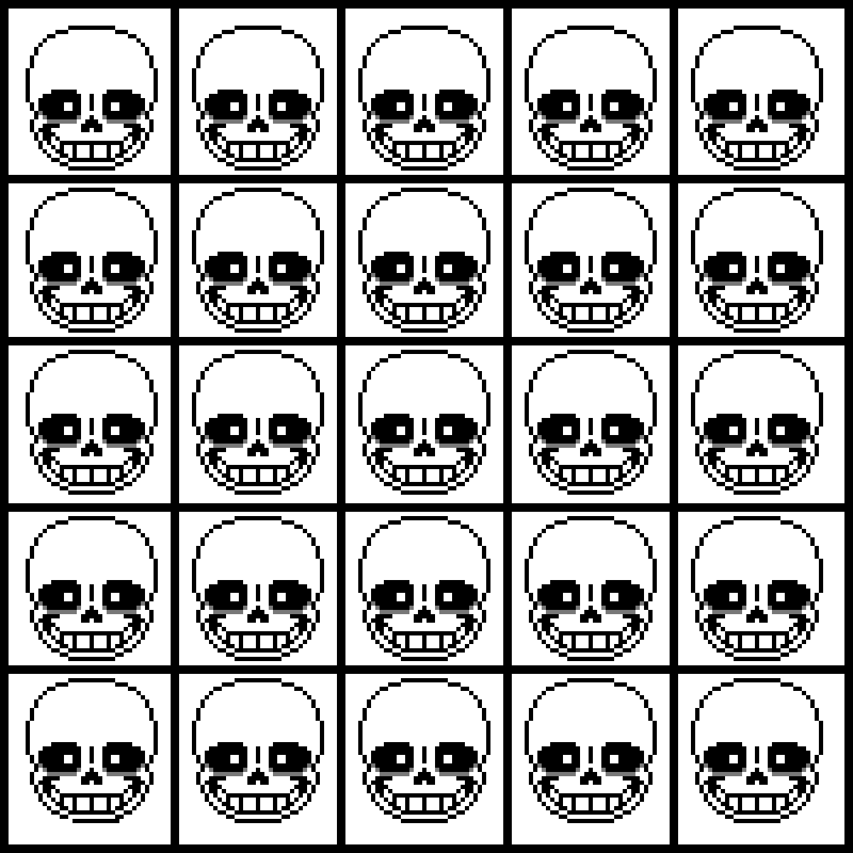 Pixilart - sans heads by MrCliff