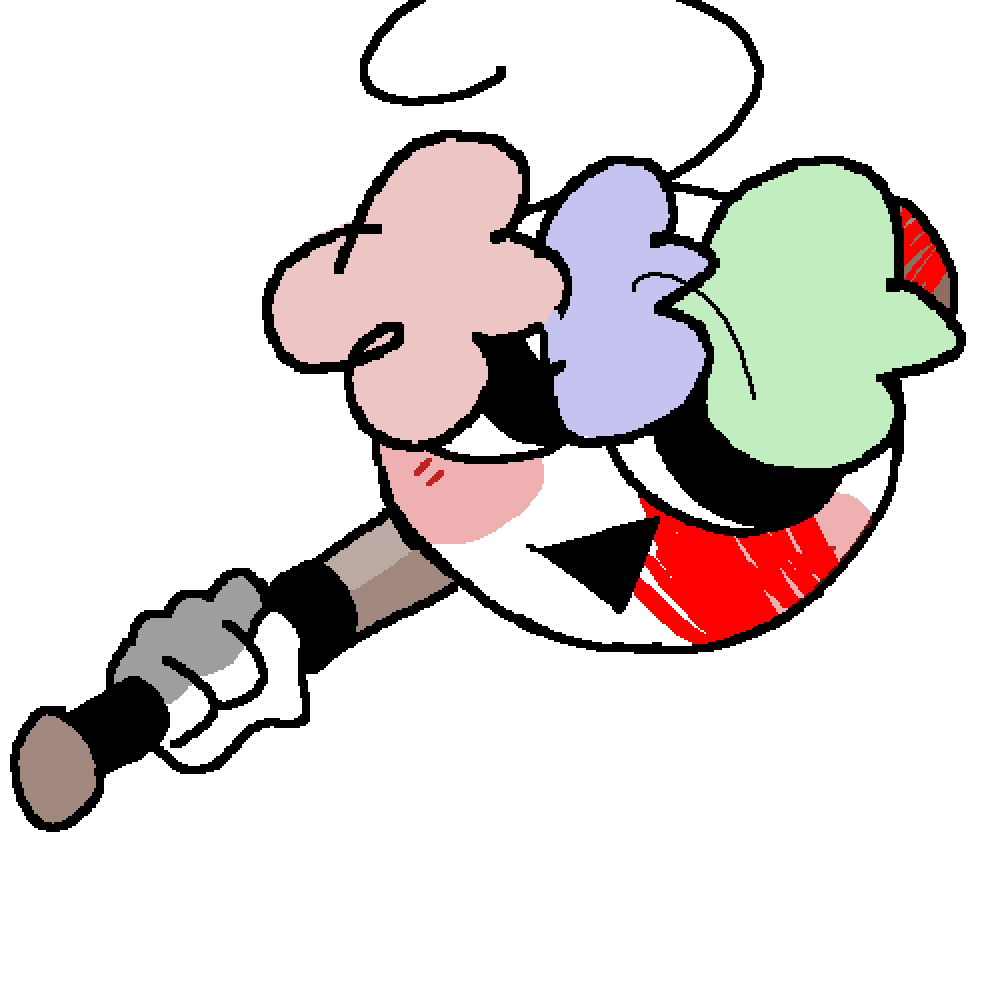 Pixilart - baseball bat emoji by Usualoscperson