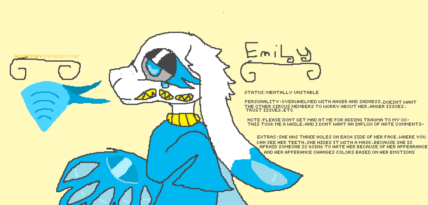 Pixilart - TADC oc concept-Emily by CrystalBitZ