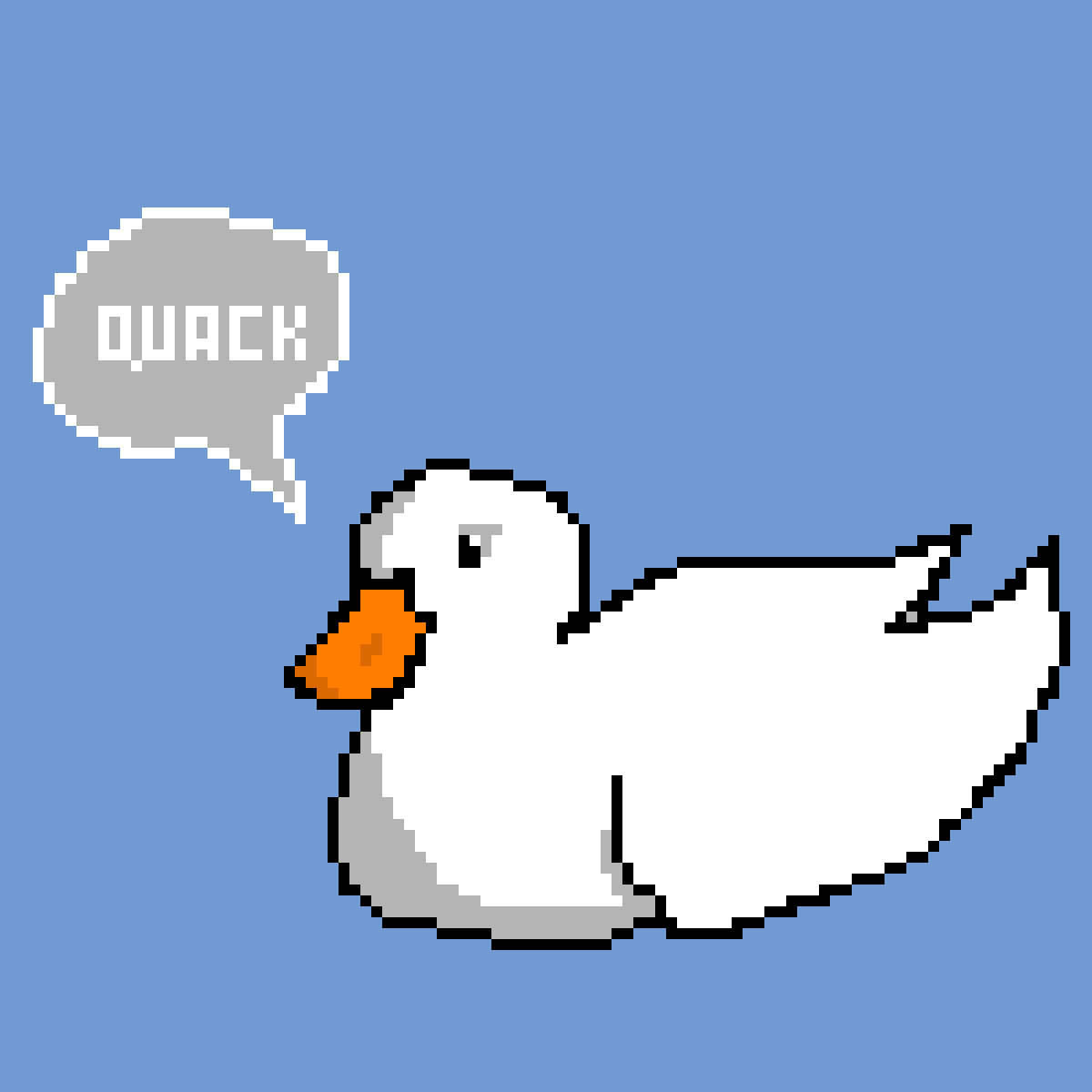 Pixilart - Quack off! by elzahelza