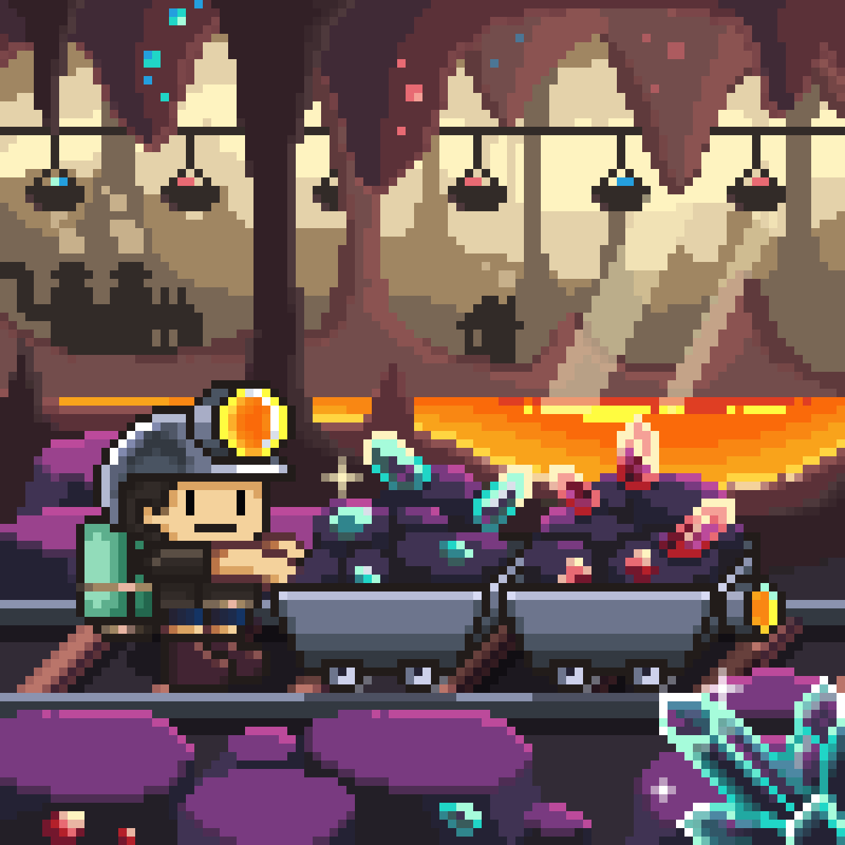 Pixilart - Crystal miner by Anthrorion