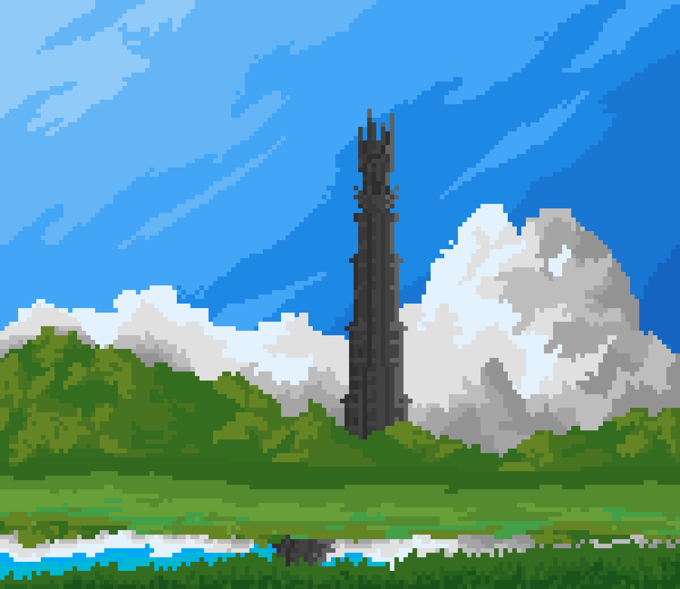 Pixilart - Orthanc by Snake-FS