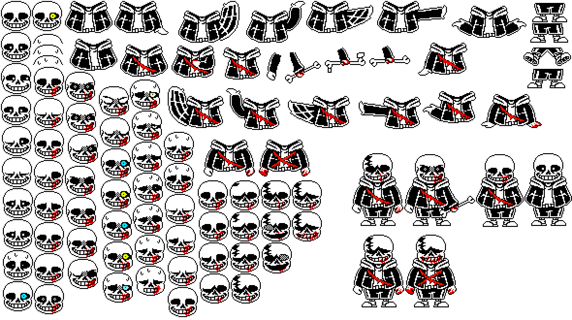 Pixilart - undertale last breath mis sprites by Anonymous