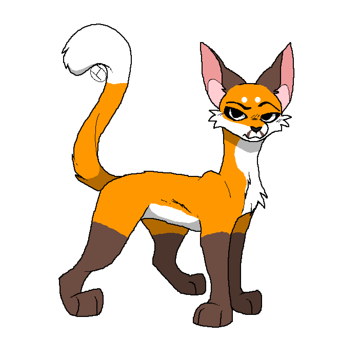 Pixilart - Fox (BASE BY WL4C) by WolfyDrawsStuff