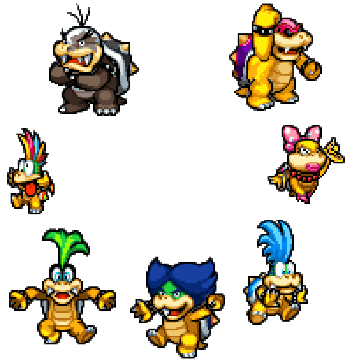 Bowser And Koopalings