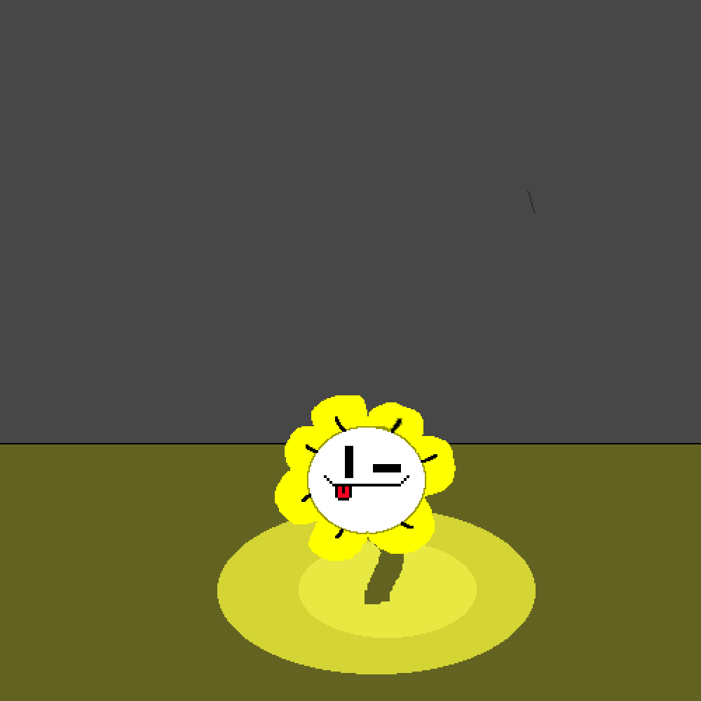 Pixilart - Flowey the flower by Spamtonn