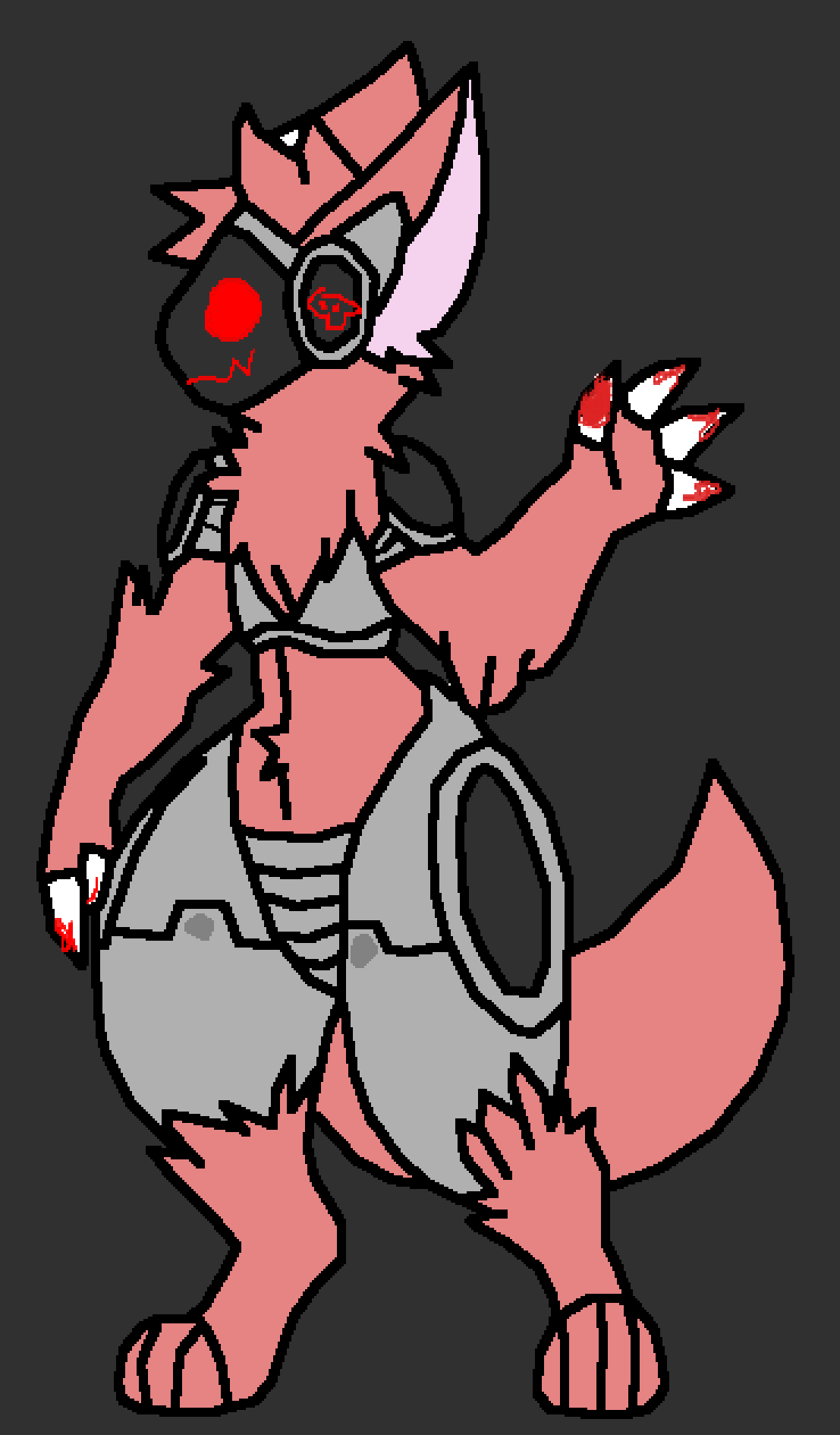 Pixilart - protogen base by sallyscarlet