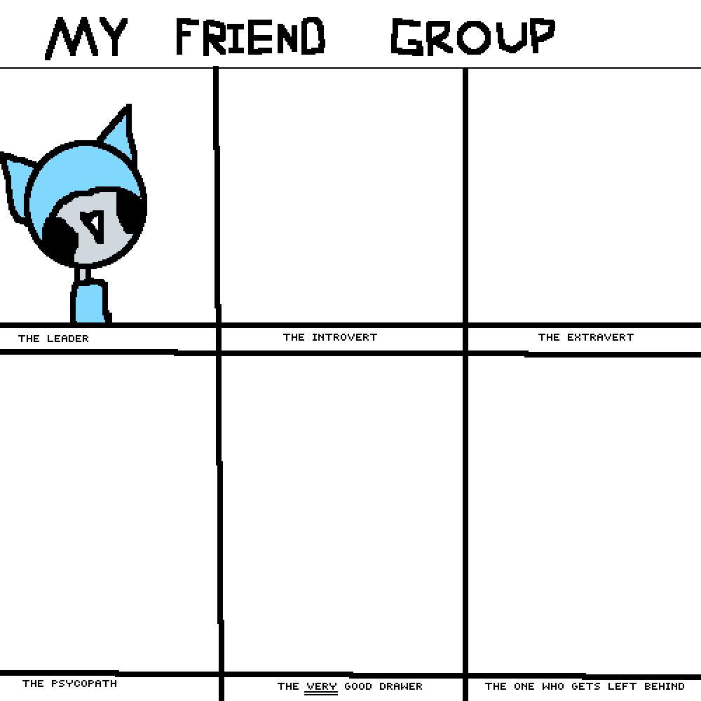 Pixilart - my friend group base by pippro