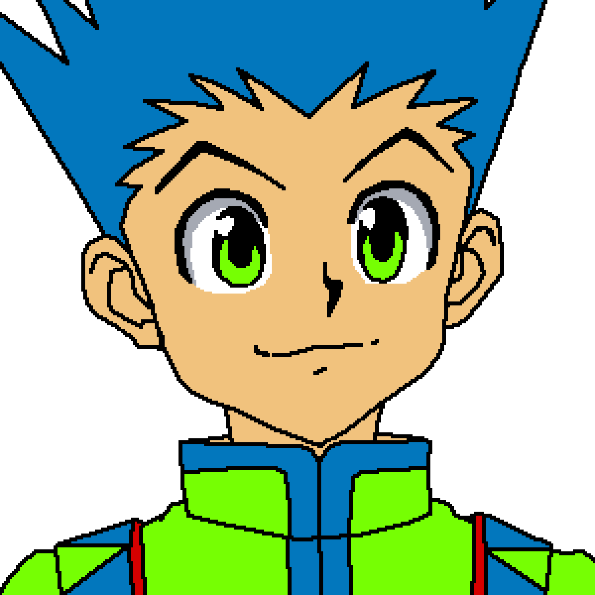 Pixilart - Gon Freecss Base by Abandonedbois