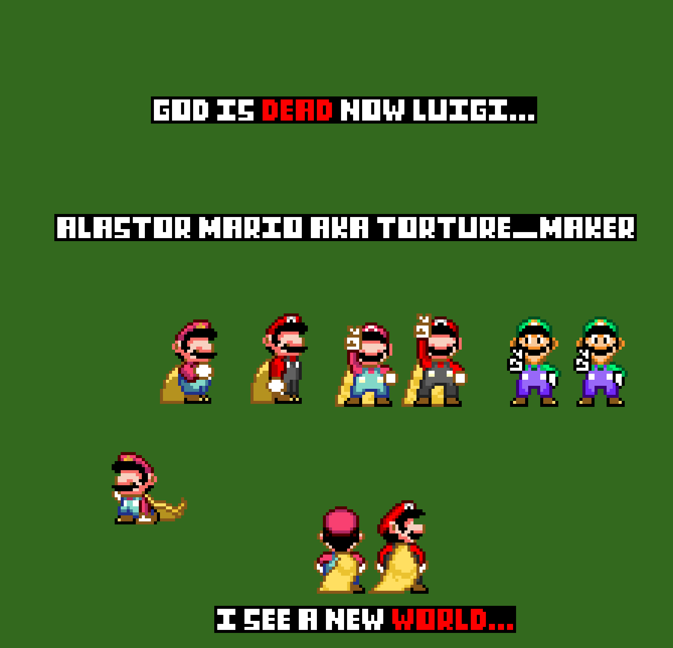 Pixilart - New Mario EXE "Torture_Maker" by projecthogman