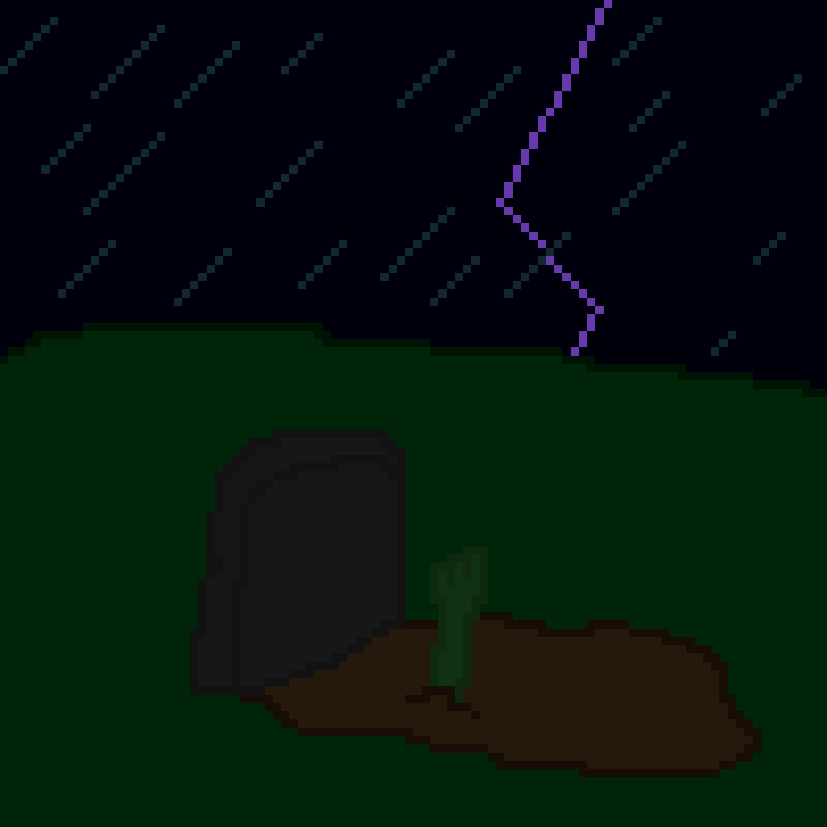 Pixilart - Zombie w/ rapid fire lightning by Alexgamer9910