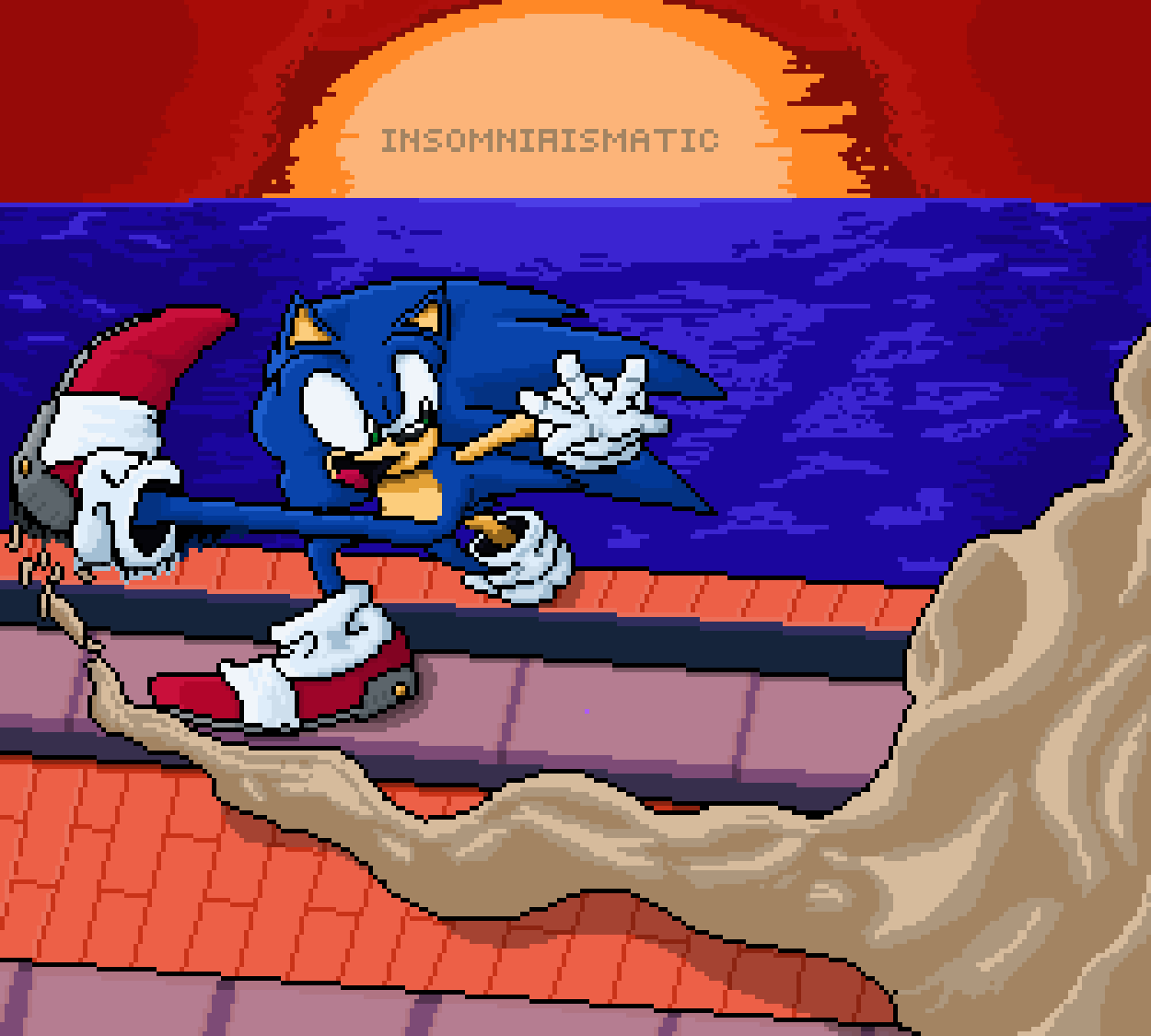 Pixilart - Sonic Maurice Hedgehog by InsomniaIsmatic