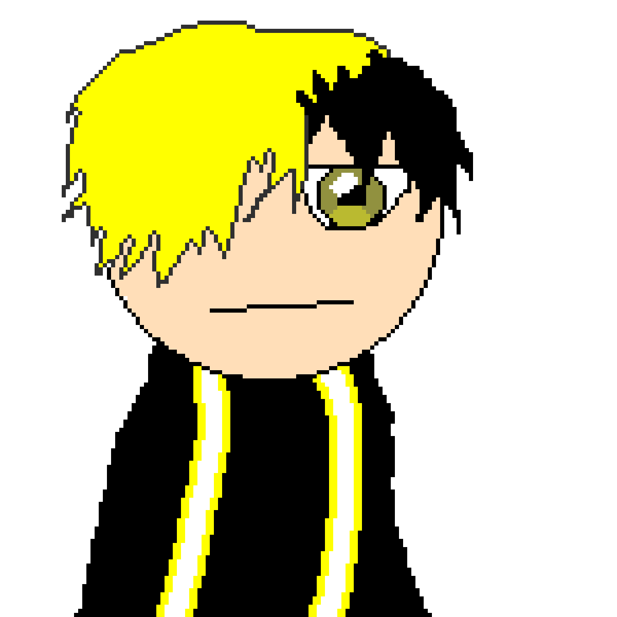 Pixilart - Denki based OC by Phi1lza