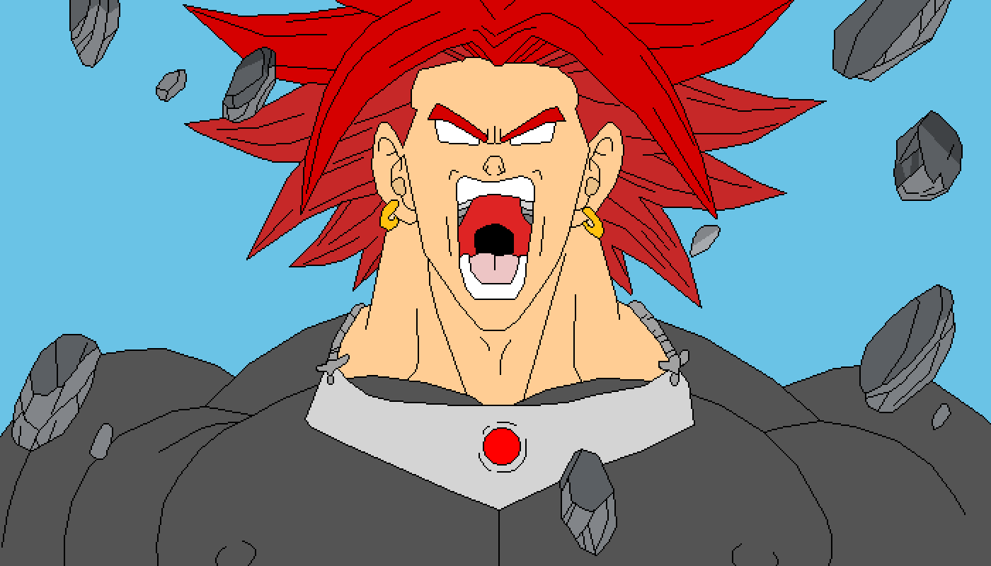 Pixilart - LSSJ Broly Base by Giorno-Playz