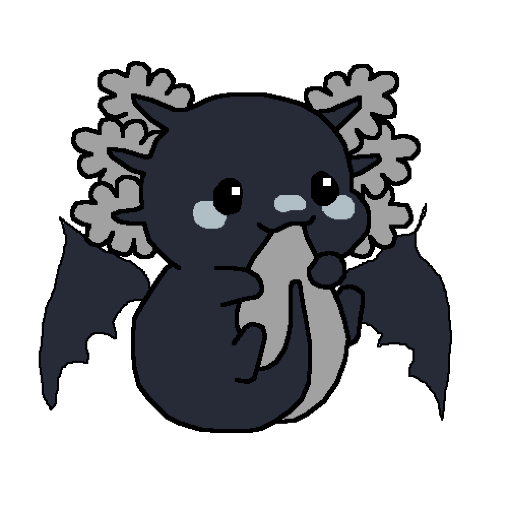 Pixilart - dragon axolotl by Rayla-57