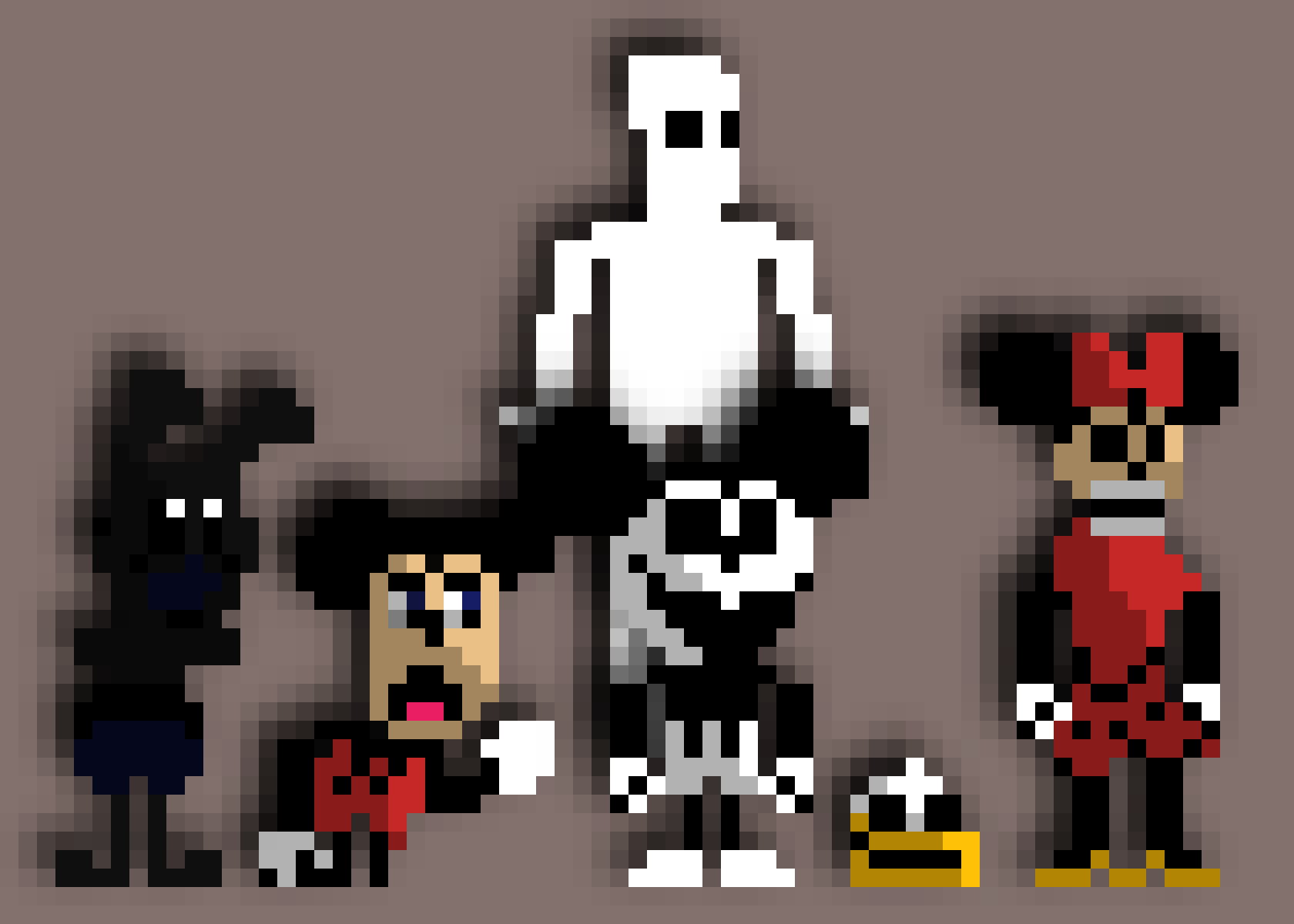 Pixilart - Fnati 3.0 Cast by SpringLock