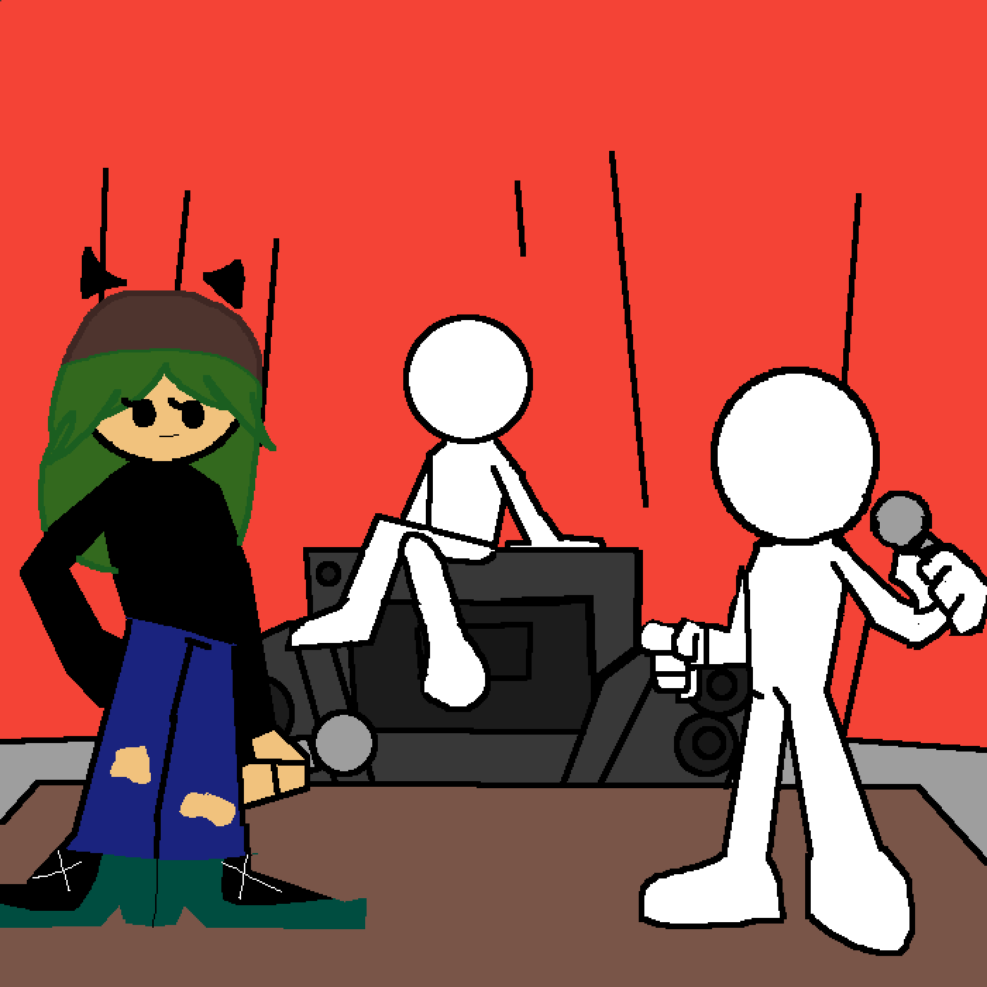 Pixilart - FNF base by Carloslover