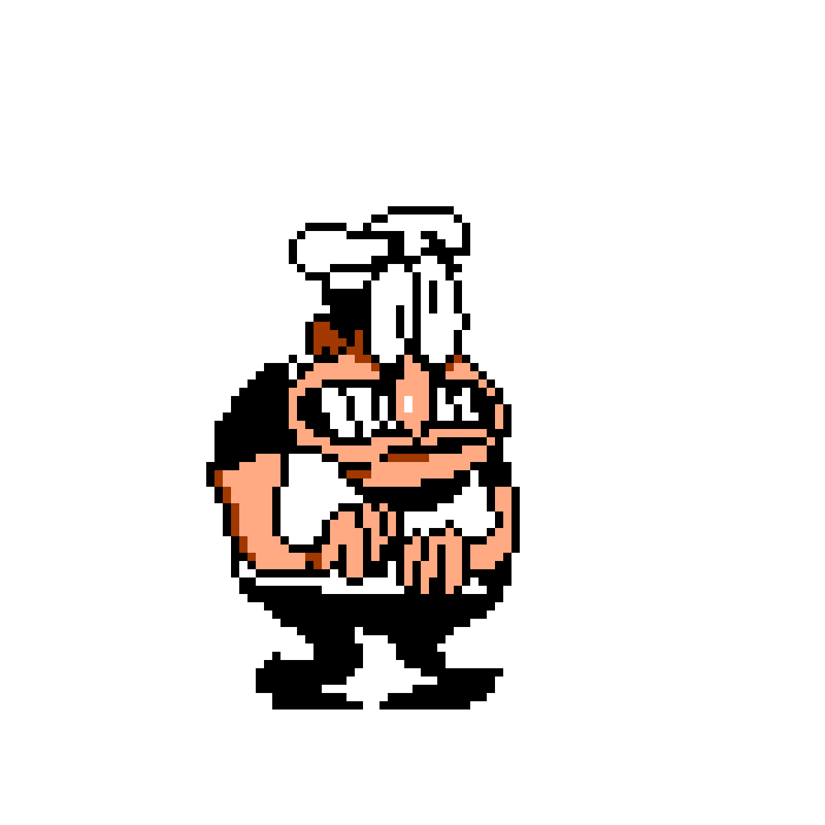 Pixilart - Editable Peppino Sprite! by ManOfPipis1997