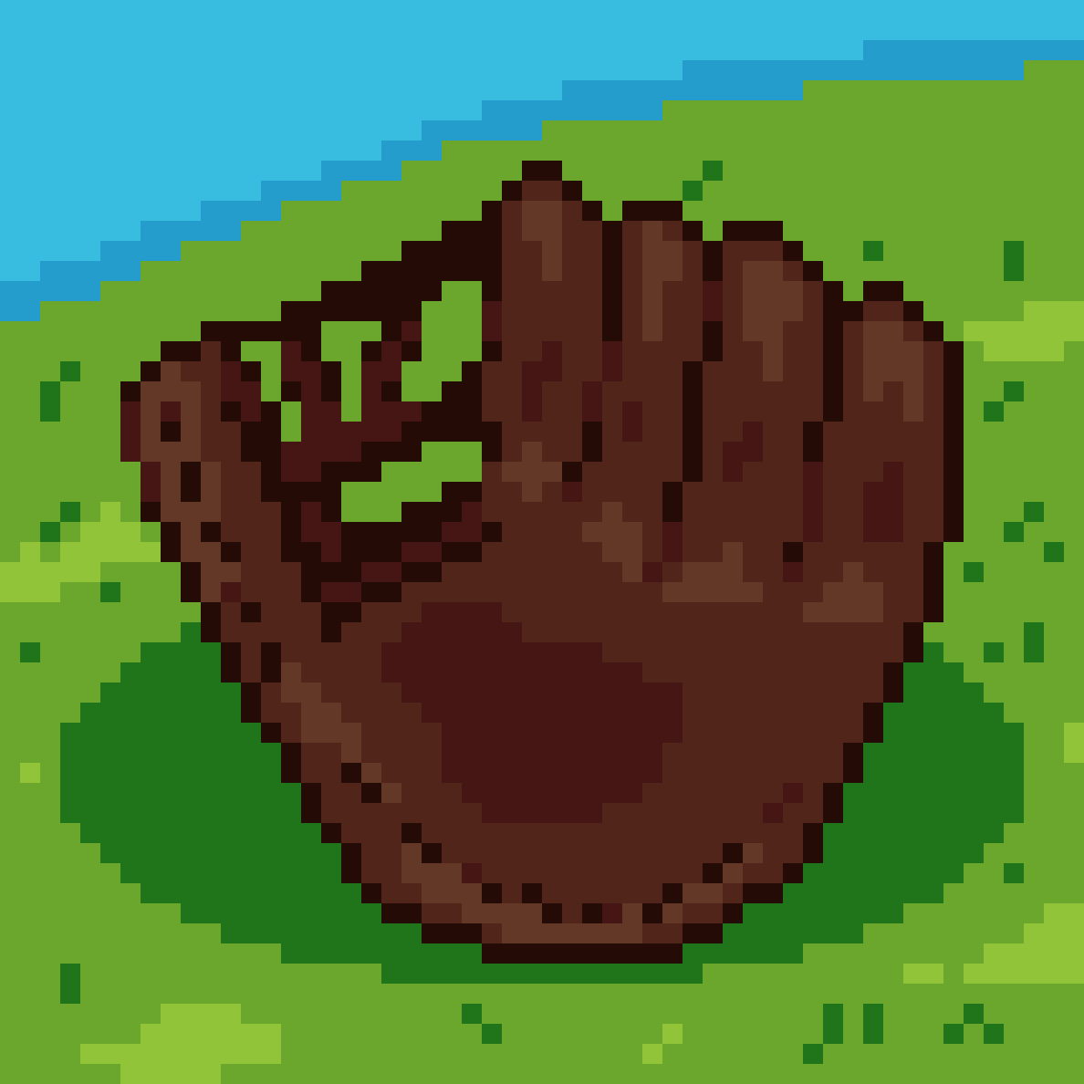 Pixilart - Baseball Glove by Polar34