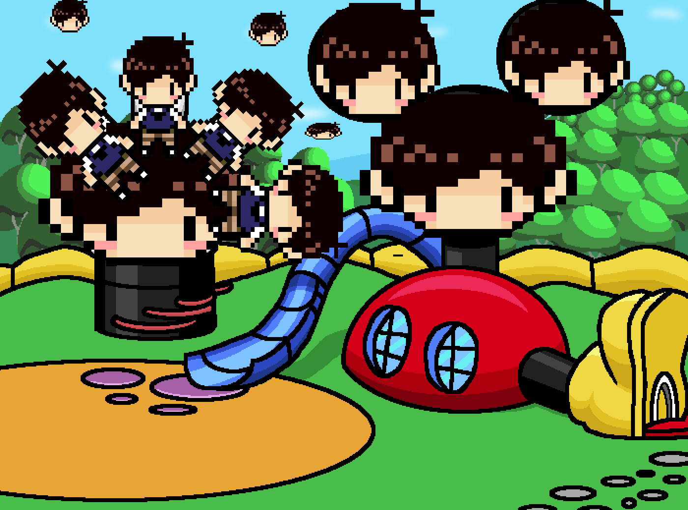 Pixilart - OMORI CLUBHOUSE BASE! by ADumbAstronaut