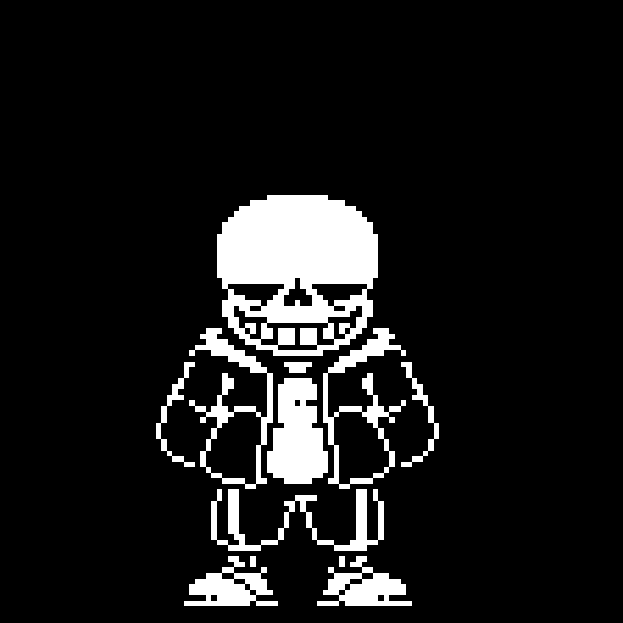 Pixilart - sans battle by Gexz