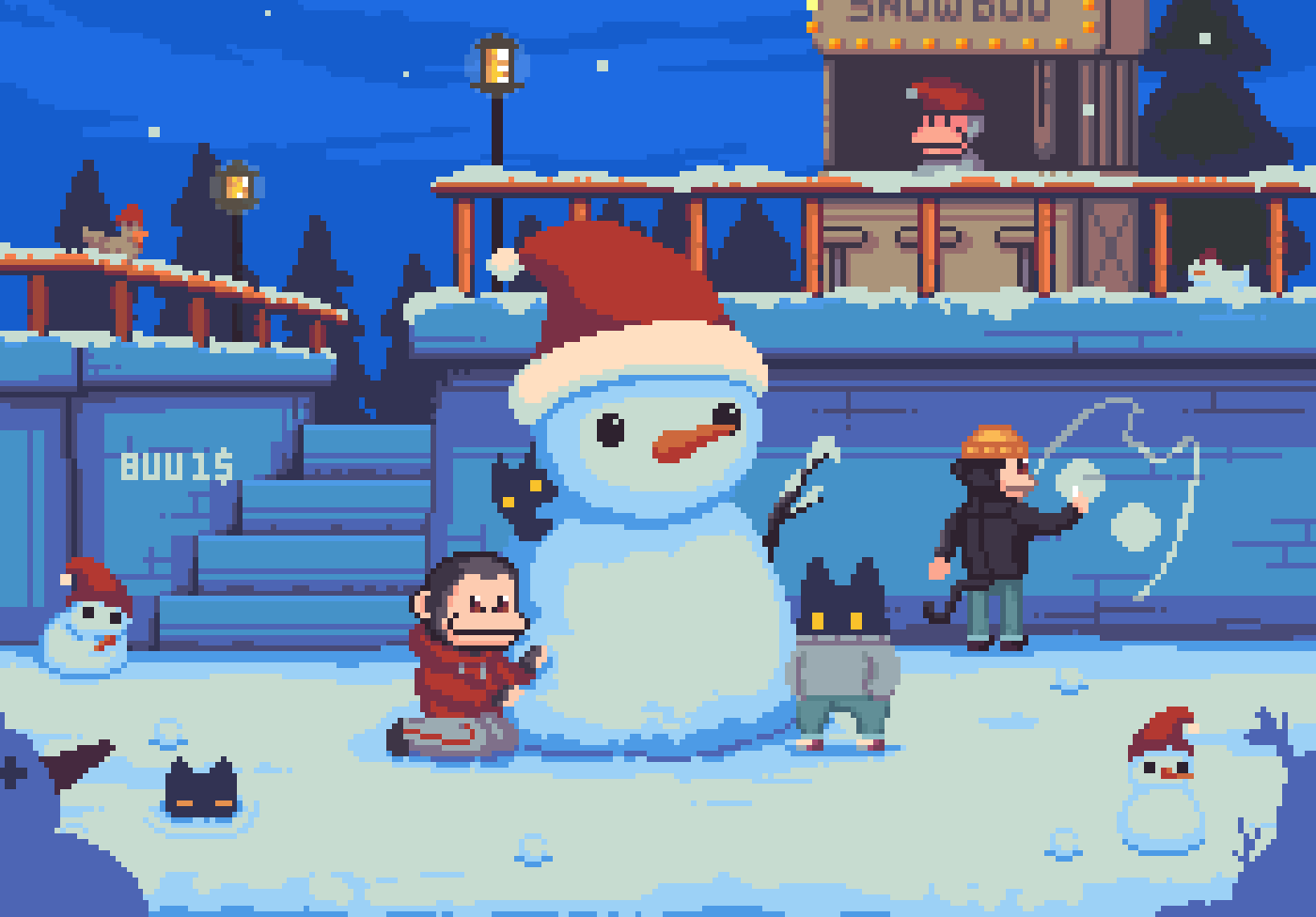 Pixilart - Buu Christmas by nzib
