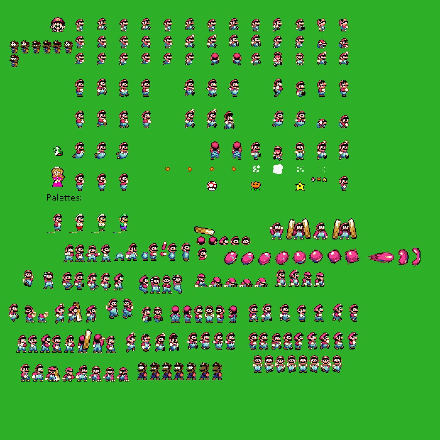 Pixilart - smw sprites unfinished by iloveallah2