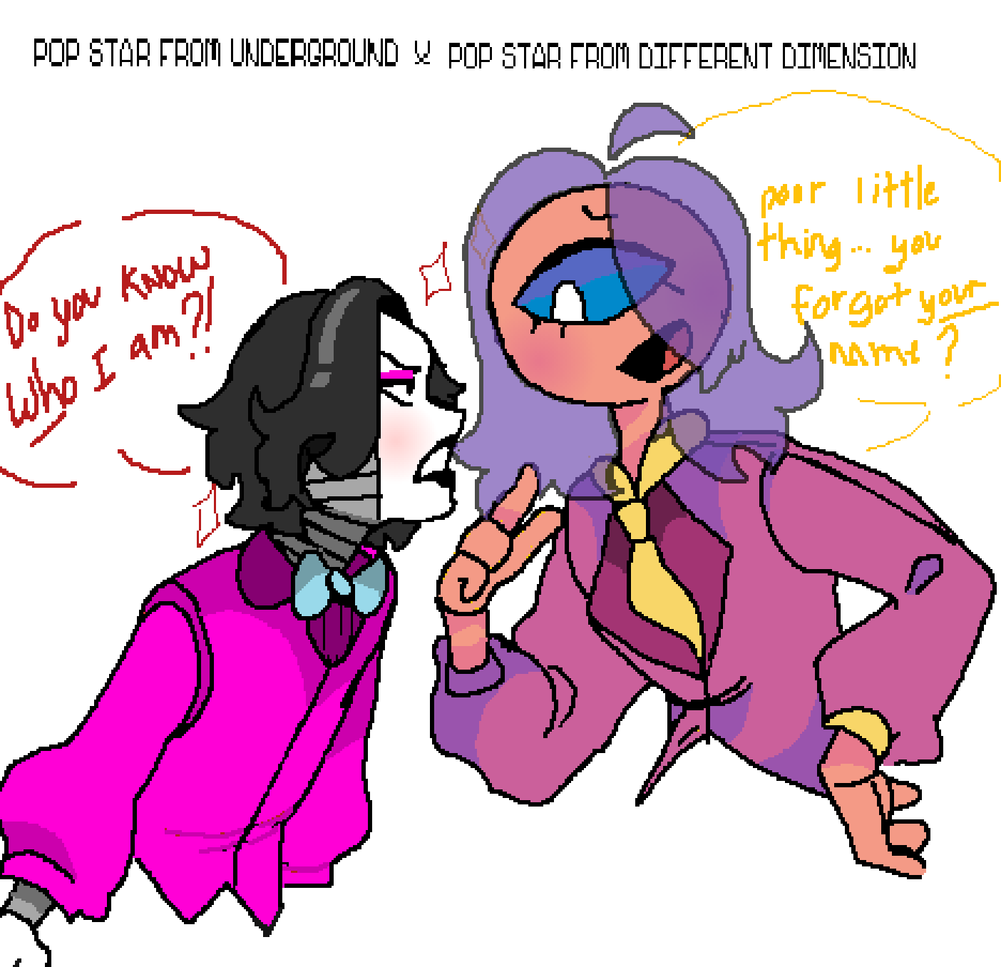 Pixilart - Sassy popstars by toolarue