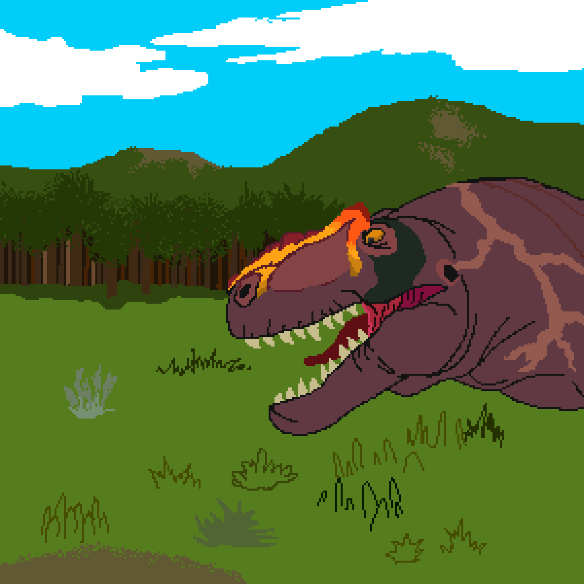 Pixilart - Allosaurus Fragilis by Horrorsaurus