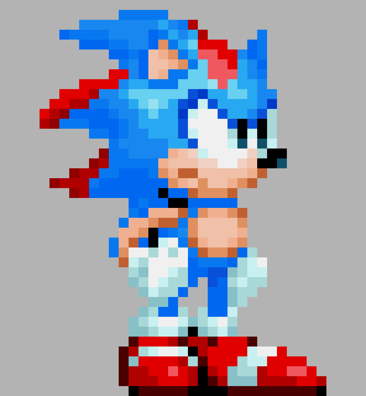 Pixilart - Sonic 3 Idle Sprite MANIA but it's S the Hedgehog by Anonymous
