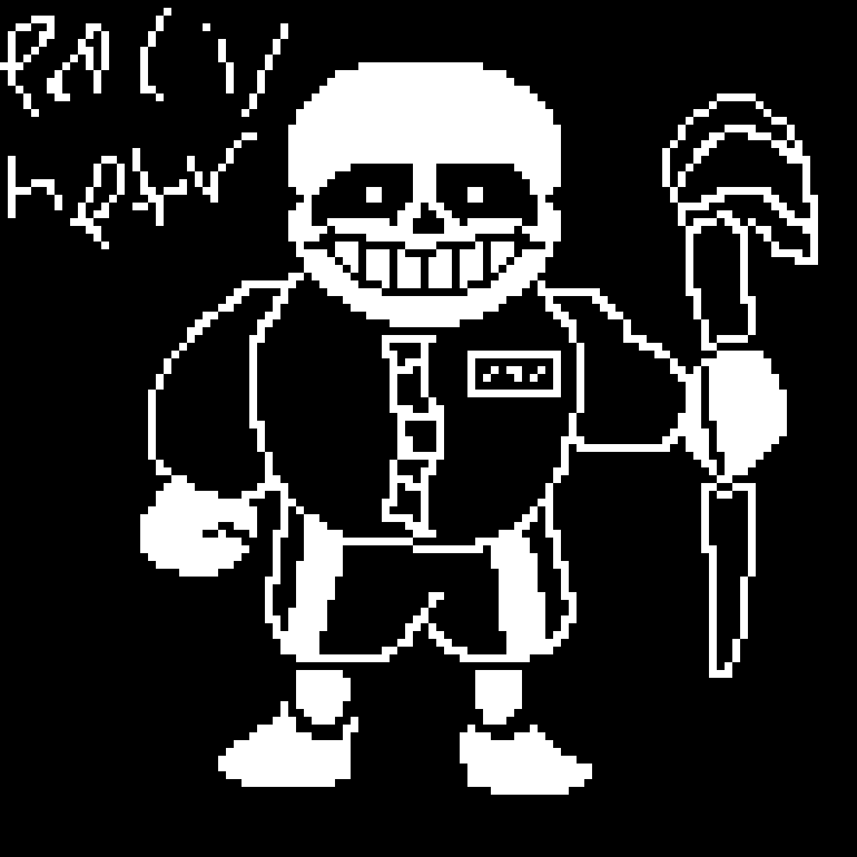 Pixilart - UNDERSWITCH SANS, PACIFIST/NETRUAL AND GENOCIDE SPRITES by ...