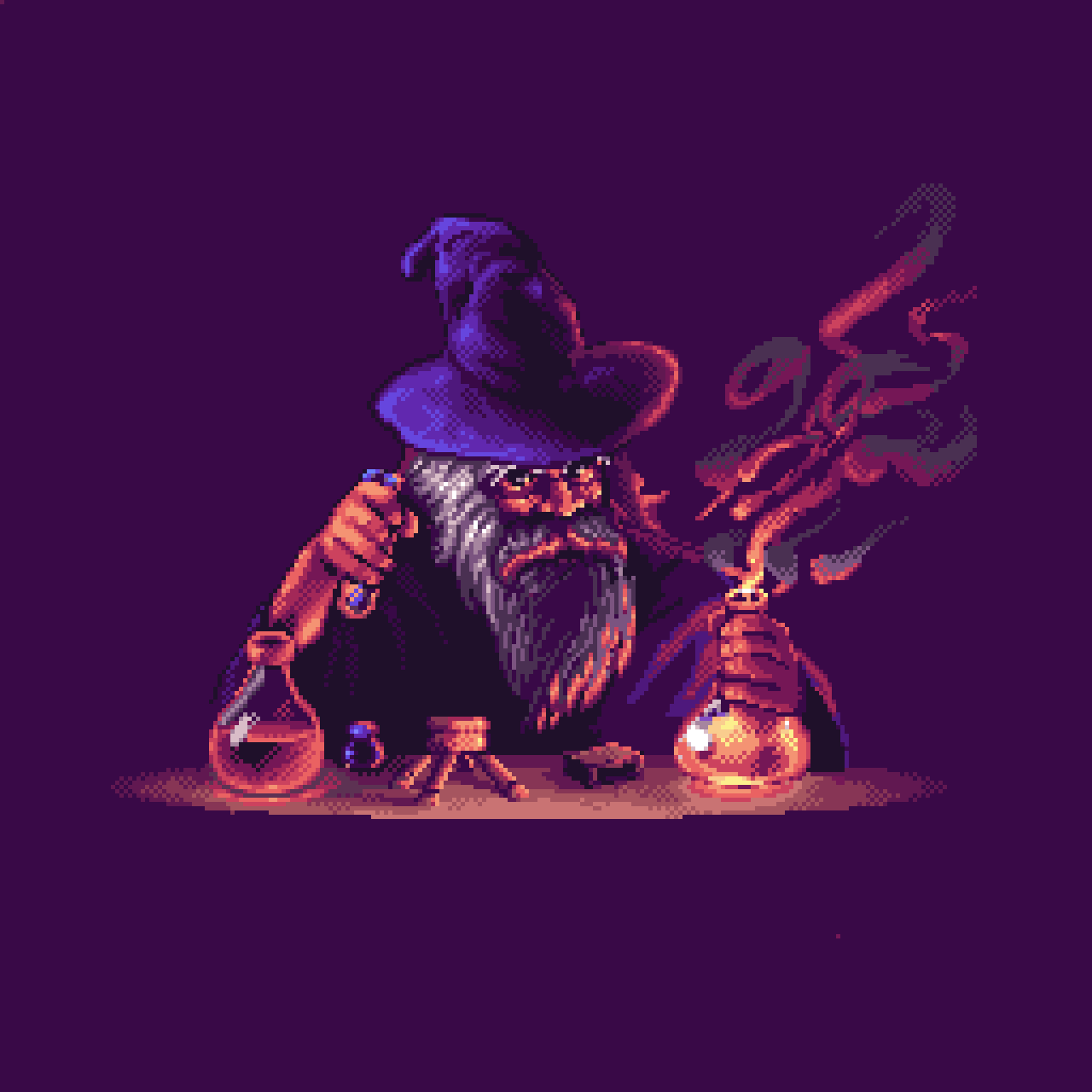 Potion Table - Daily Art Challenge - Pixilart