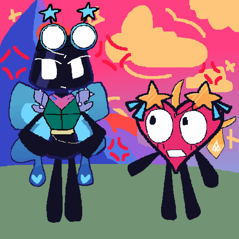 Pixilart - Lampface and Heartface :3 by Casey-1080