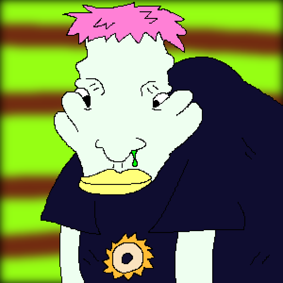 Pixilart - booger boy by Dotsinlines