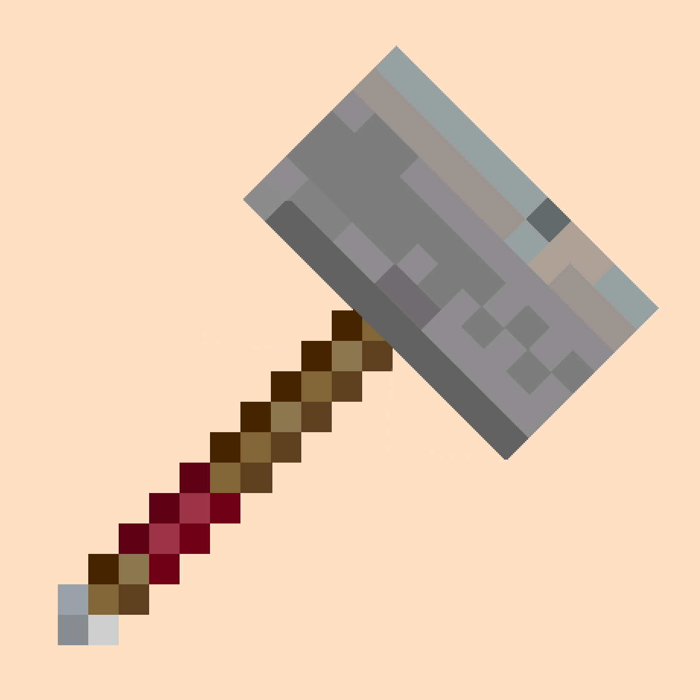 Pixilart - Minecraft Dungeons Great Hammer #minecraftdungeons by ...